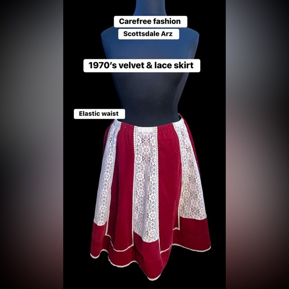 Carefree Fashion -Scottsdale | Skirts | Vintage 7s Boho Prairie Style ...